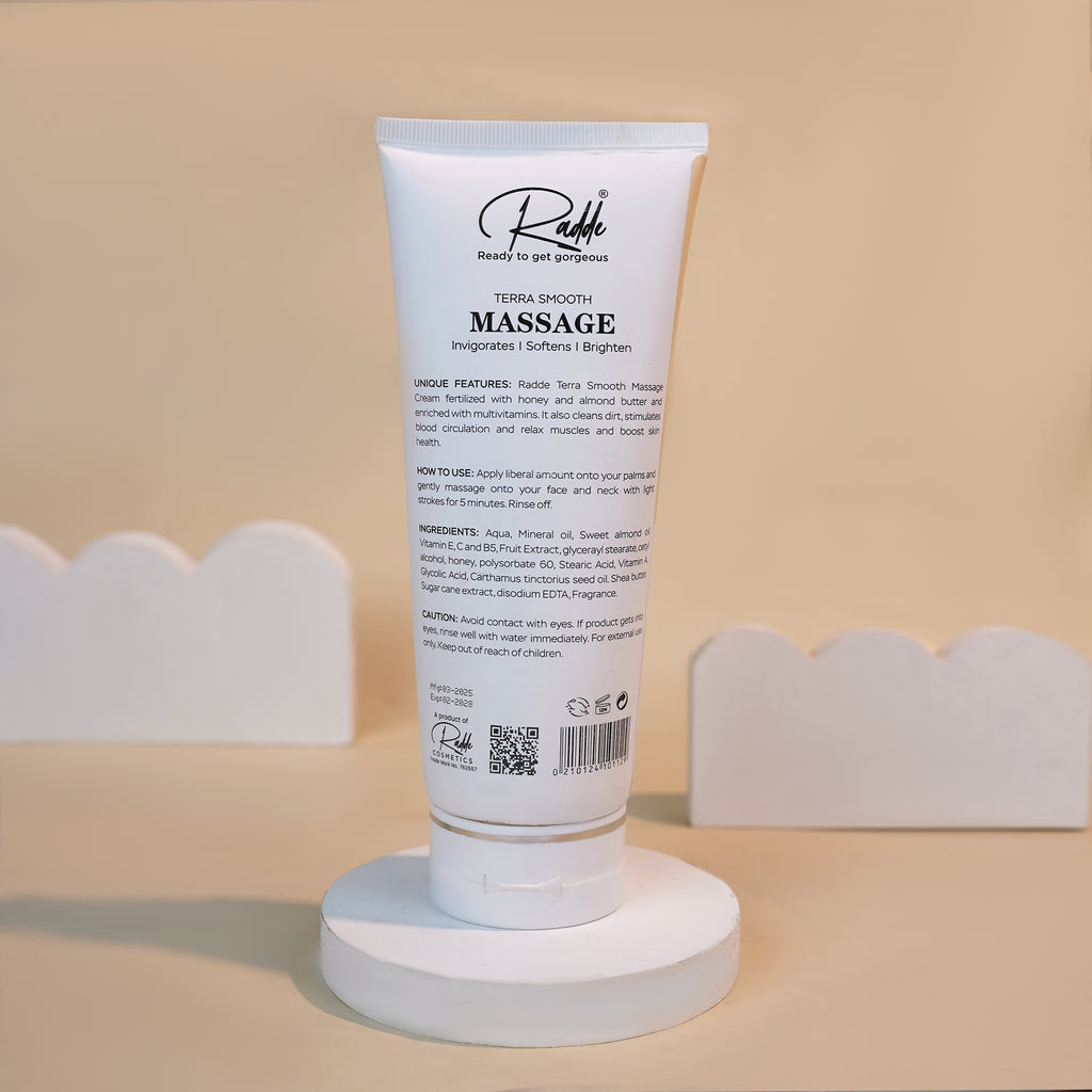 Terra Smooth Face Massage Cream – Radde Cosmetics